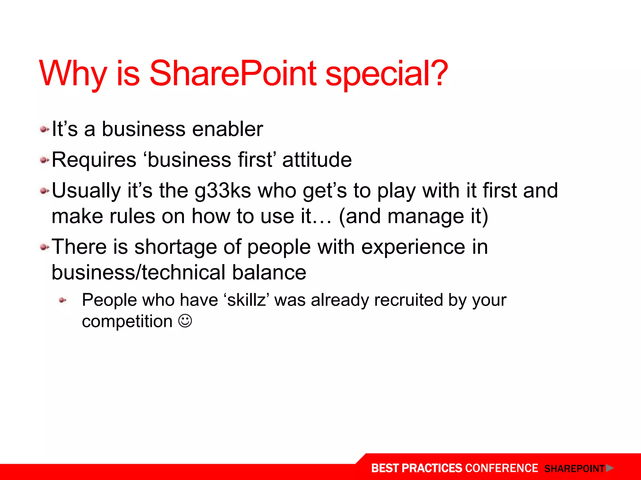 SharePoint Operations Framework - Planning and Guidance | PPT