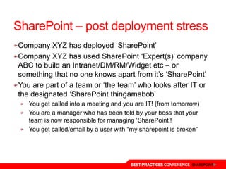 SharePoint Operations Framework - Planning and Guidance | PPT