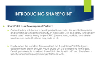 Share point overview | PPT