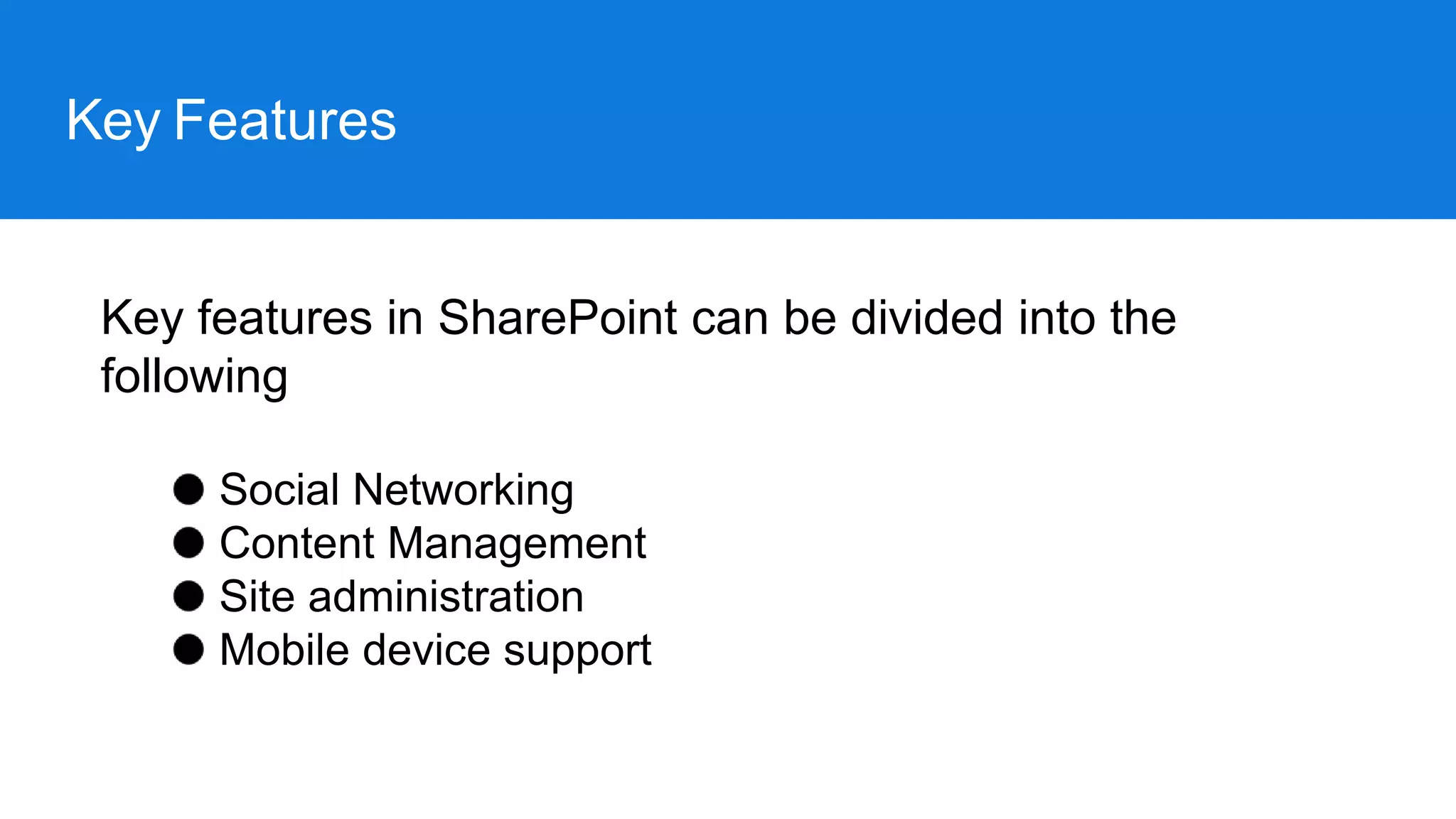 Sharepoint overview | PPTX