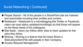 Sharepoint overview | PPTX