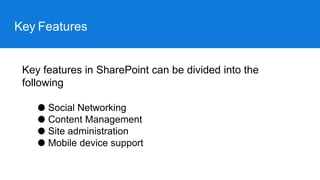 Sharepoint overview | PPTX