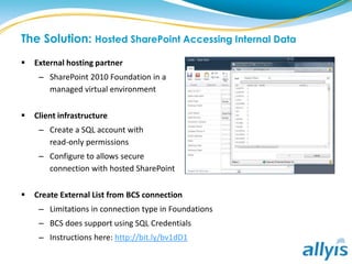 SharePoint Palooza 2010 - Allyis showcase | PPTX