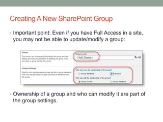SharePoint Permissions 101 | PPTX
