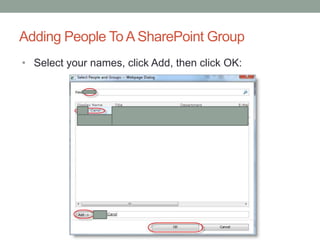 SharePoint Permissions 101 | PPTX
