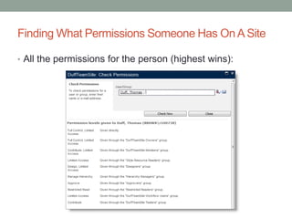 SharePoint Permissions 101 | PPTX