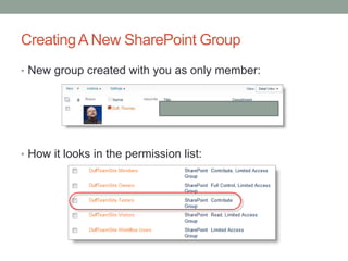 SharePoint Permissions 101 | PPTX