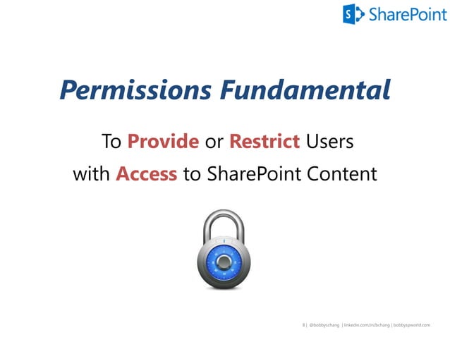 SharePoint Permissions Worst Practices | PPTX