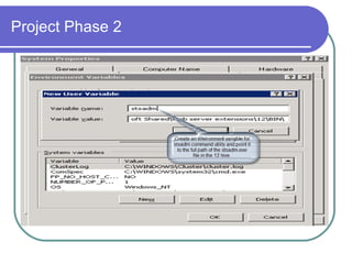 SharePoint Project Phase 1 And 2 | PPT