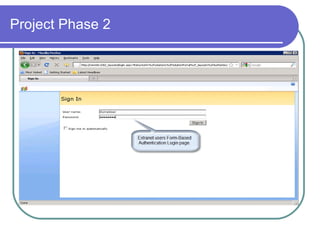 SharePoint Project Phase 1 And 2 | PPT