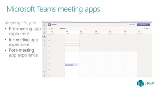 SharePoint PnP Demo - Questionnaire Teams Meeting App with SPFx | PPT