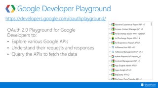 SharePoint PnP Demo - react-google-fit | PPT