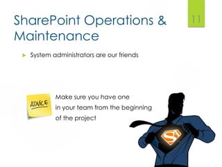 SharePoint project: DOs and DON'Ts | PPTX