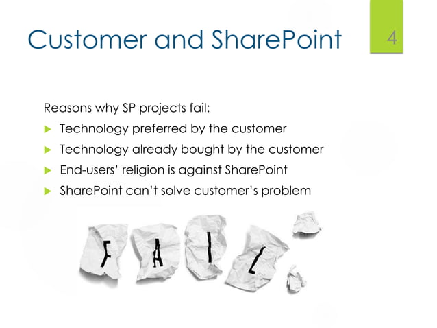 SharePoint project: DOs and DON'Ts | PPT