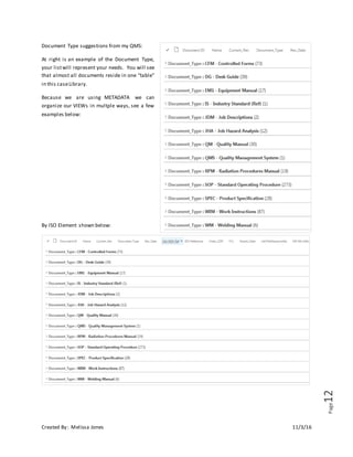 Part 3 - SharePoint QMS Anyone Can Make - Data Dictionary | DOCX