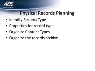 Share point records management presentation | PPTX