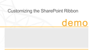 SharePoint Ribbon Deep Dive | PPTX