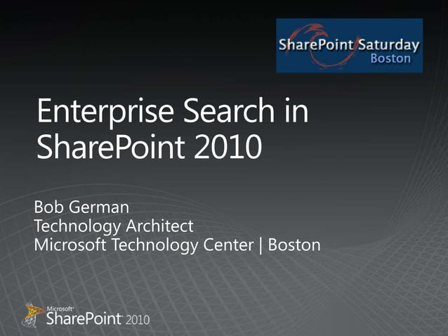 Enterprise Search in SharePoint 2010 | PPTX
