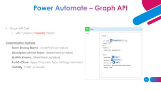 Teams Automation with Graph API | PDF | Internet | Computing