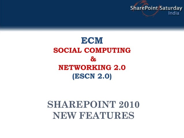 SharePoint Saturdays_ECM_SCN20_Webinar | PPT