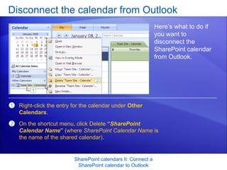 Share Point Server 2007 Calendars I I Connect A Share Point Calendar To ...