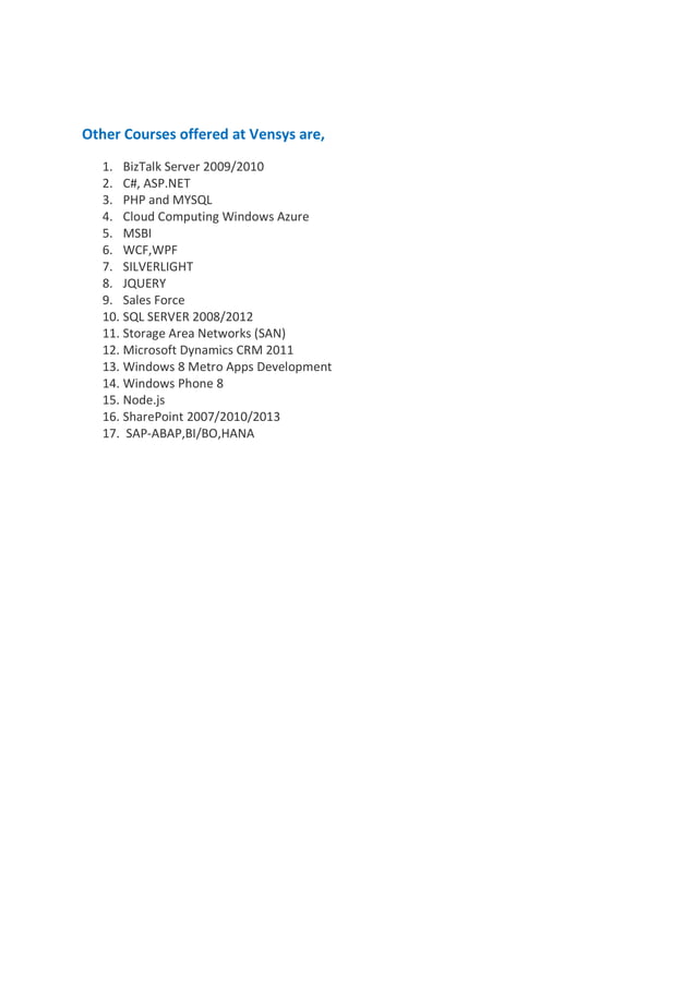 Sharepoint Server 2013 Training Pdf 