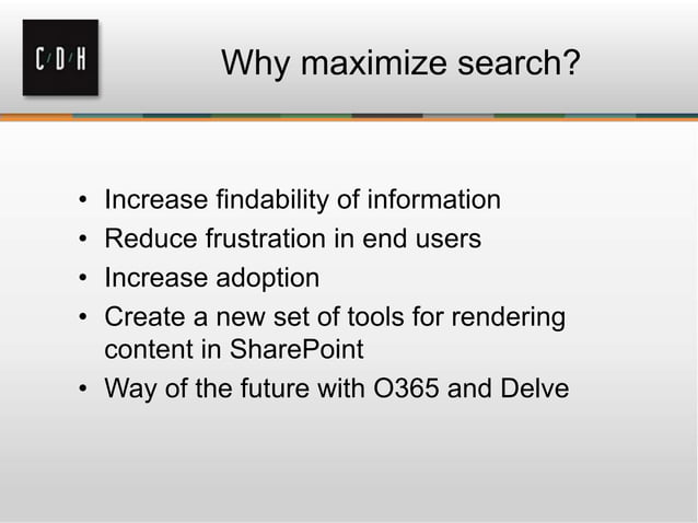 SharePoint site admins leverage search | PPT