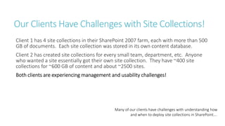 SharePoint Site Collections - Best Practices and Recommendations | PPT