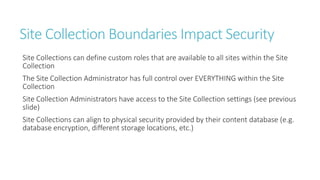 SharePoint Site Collections - Best Practices and Recommendations | PPT