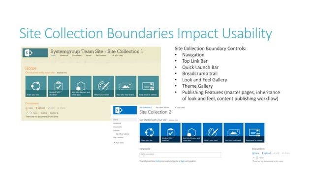 Sharepoint Site Collections Best Practices And Recommendations Ppt