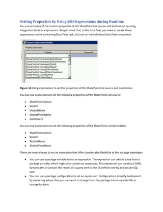 Share point ssis adapters 2011 | DOCX