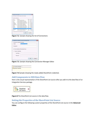 Share point ssis adapters 2011 | DOCX