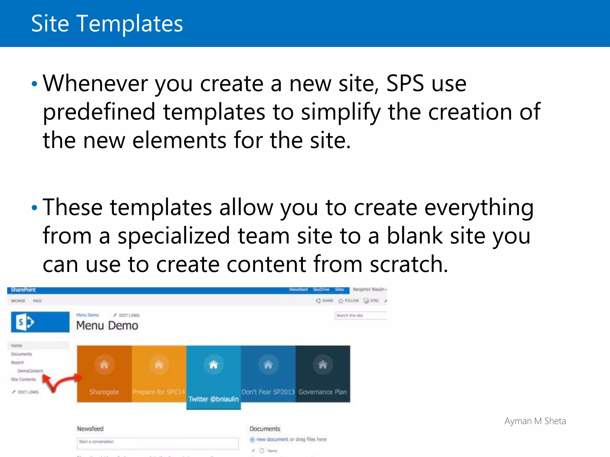 SharePoint Terminology | PPT