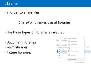 SharePoint Terminology | PPT