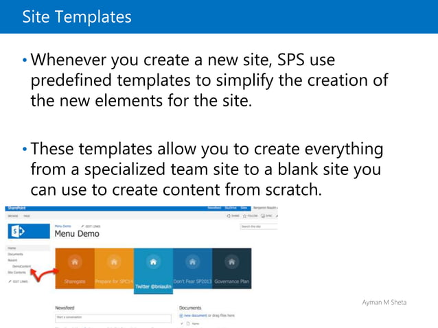 SharePoint Terminology | PPT