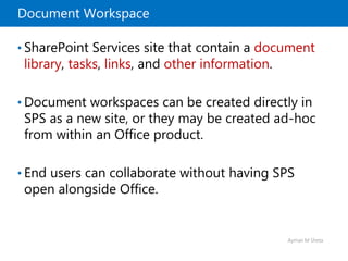SharePoint Terminology | PPT