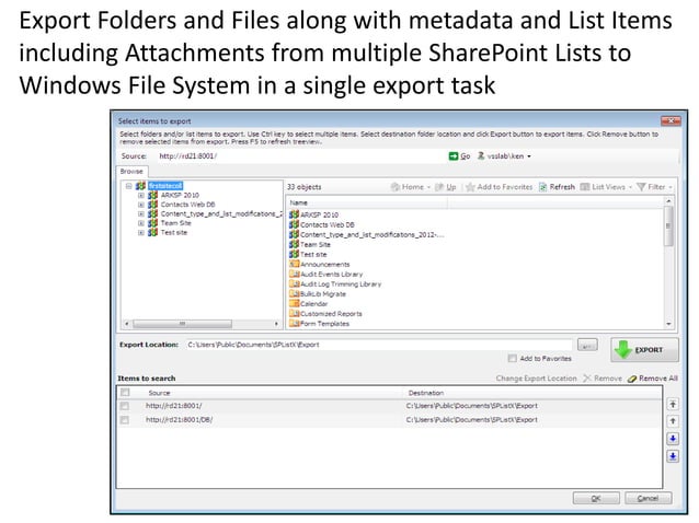 SharePoint to File Share Migration Tool | PPTX