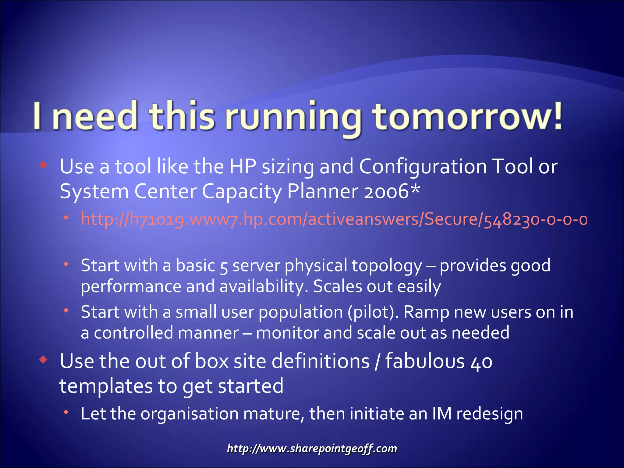 SharePoint Topology | PPT