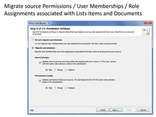 SharePoint to SharePoint Migration Tool | PPTX