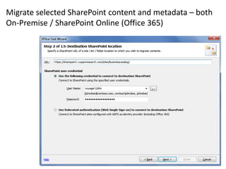 SharePoint to SharePoint Migration Tool | PPT