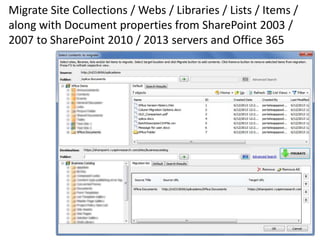 SharePoint to SharePoint Migration Tool | PPT