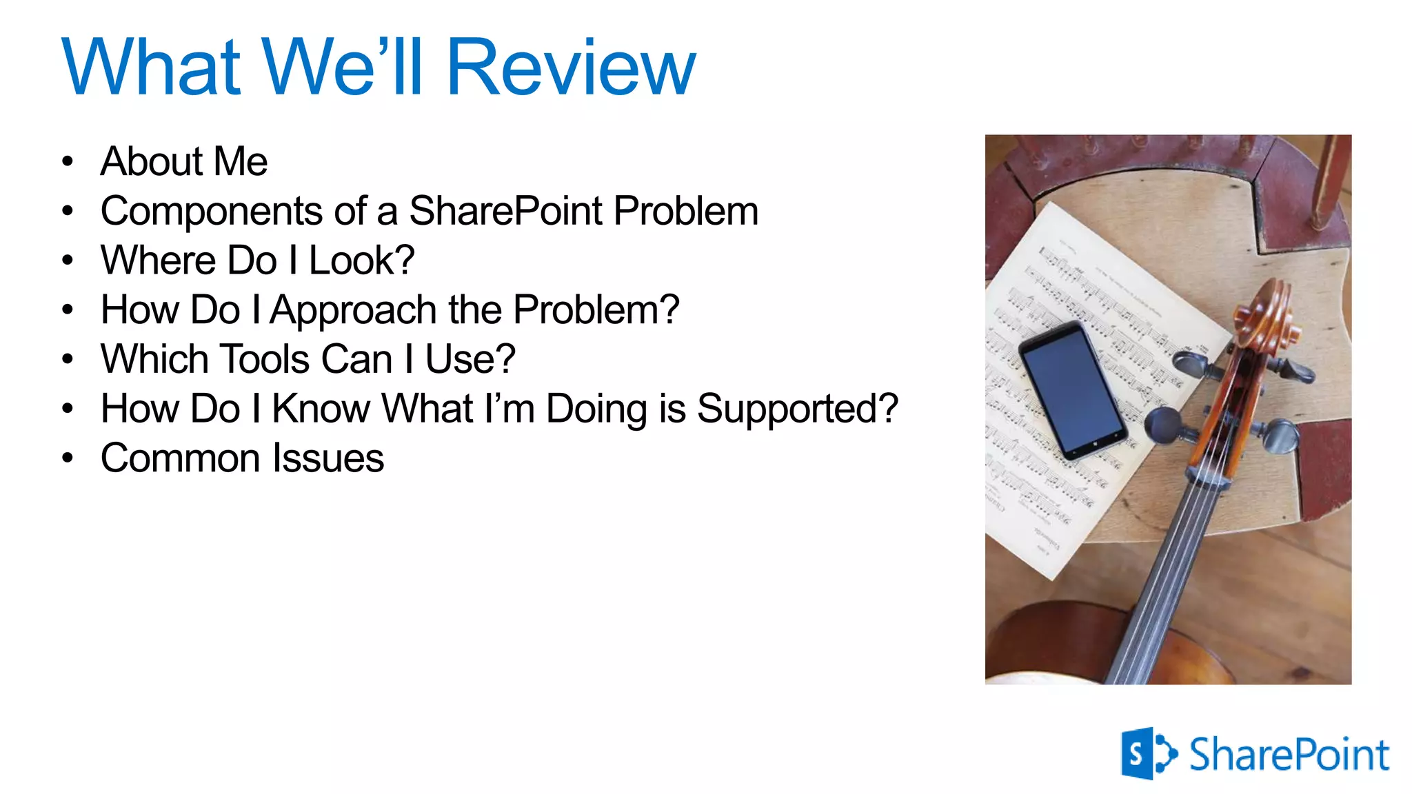 SharePoint Tips for Troubleshooting | PPT