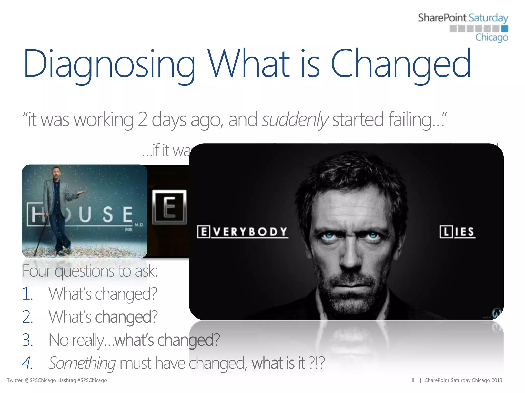 SharePoint Troubleshooting Tools & Techniques | PPTX