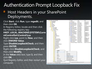Install SharePoint 2010 on Windows 7 VHD Boot | PPT