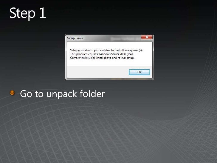 Install SharePoint 2010 on Windows 7 VHD Boot
