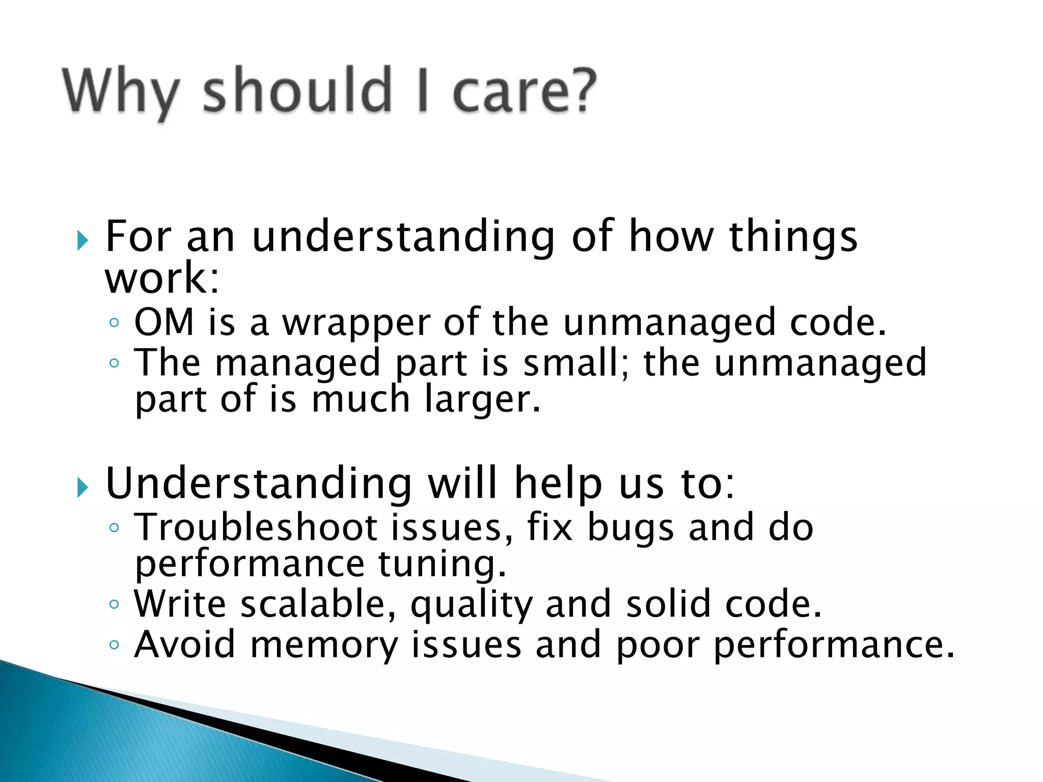 SharePoint underground (Unmanaged Code and SharePoint Internals) | PPTX