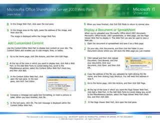 SharePoint Web Parts | PPT | Free Download