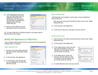 SharePoint Web Parts | PPT