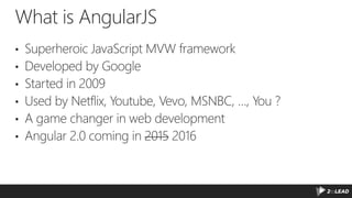 SharePoint Wednesday Port Elisabeth - Introduction to AngularJS with the Microsoft Graph | PPTX