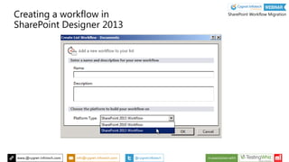 SharePoint Workflow Migration | PDF